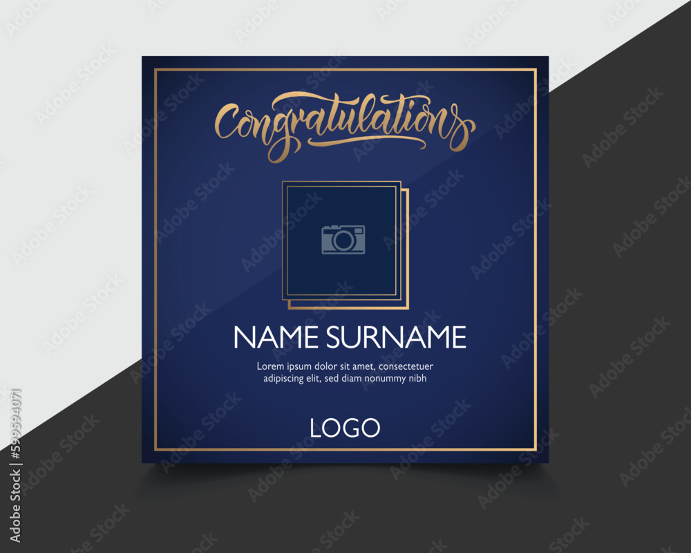 Congratulations social media post - congratulations greeting card ...