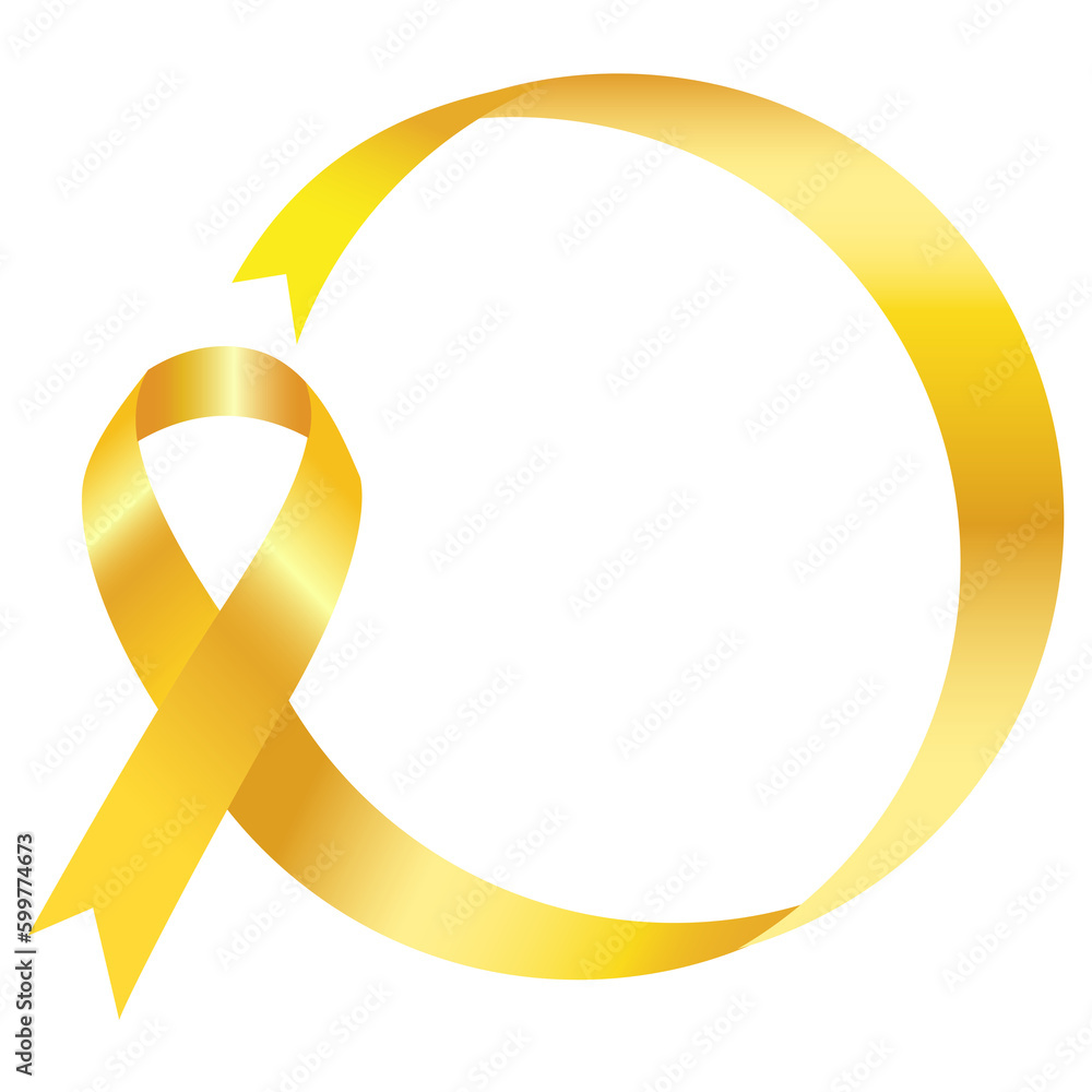 The yellow awareness ribbon can represent to show support for our ...