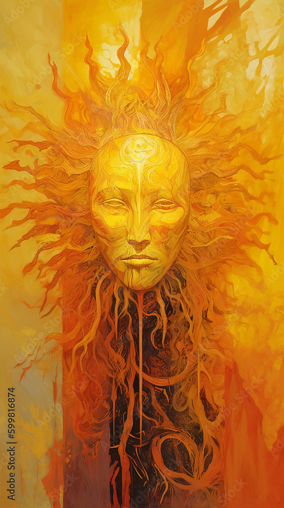 The concept of the symbolism of the planets in Astrology. Gold Mythical ...