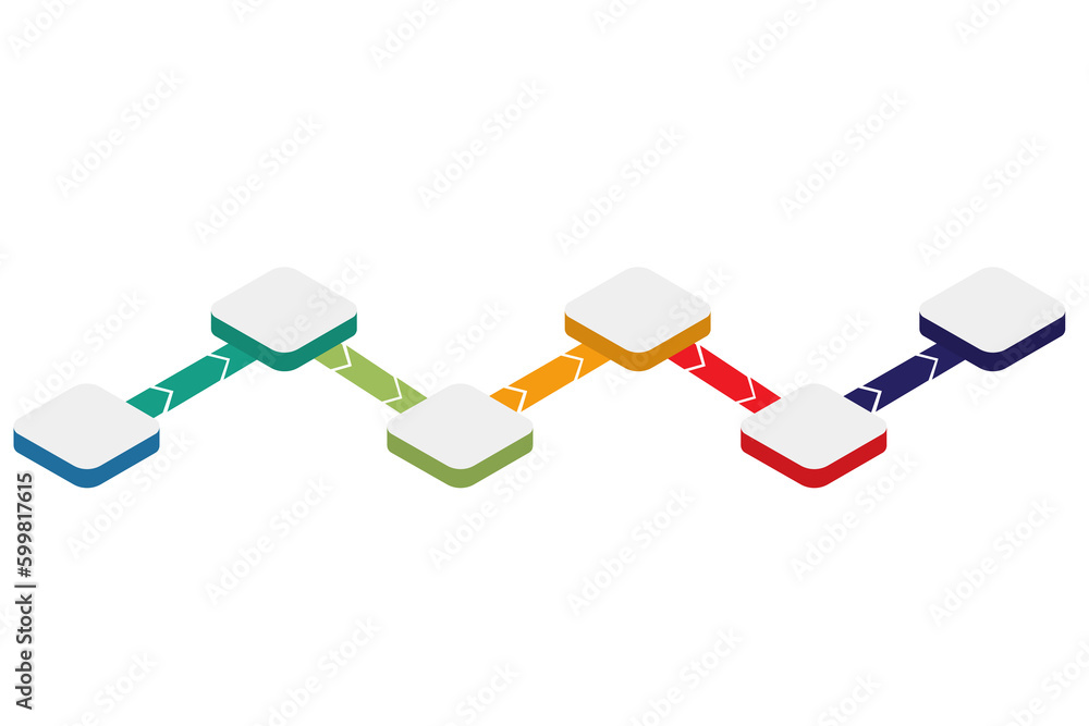 Infographic template for business. Modern Timeline diagram with journey ...