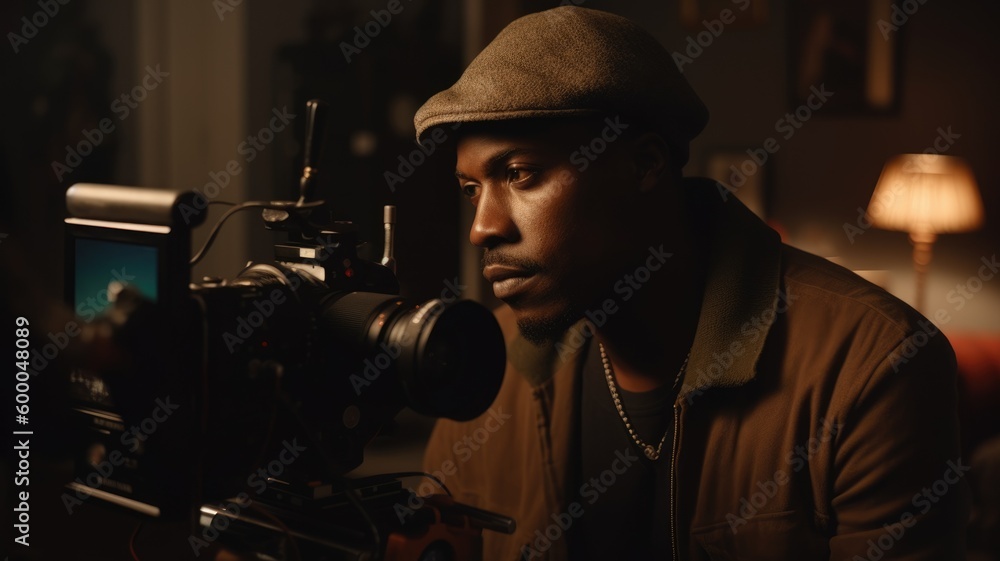 Music Video Director Male African-American Young Adult Directing and ...