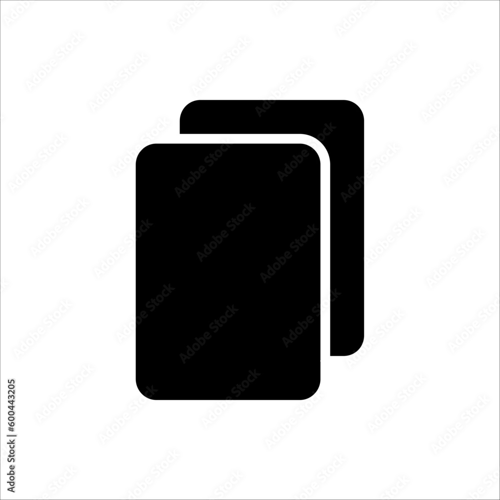 Copy or duplicate content icon in line style design for website design ...