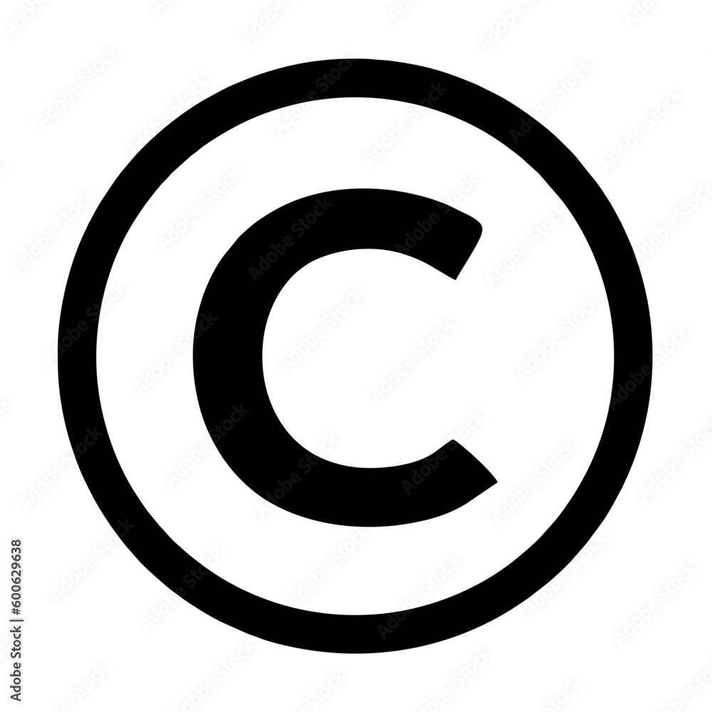 copyright symbol transparent png vector illustration isolated on ...