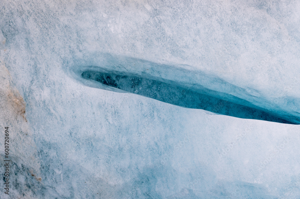 deep blue ice structure in a swiss ice cave in the Valais Alps Stock Photo | Adobe Stock