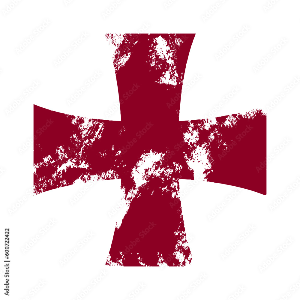 knights Templar cross. Maltese cross vector symbol. Catholic and ...