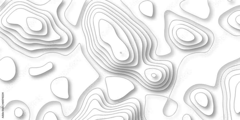 Seamless pattern Topographic line map background. Abstract pattern with ...