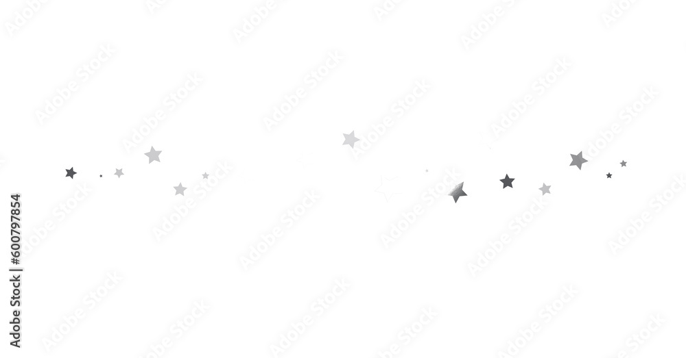 Silver stars falling from the sky. Abstract arc background. Glitter ...