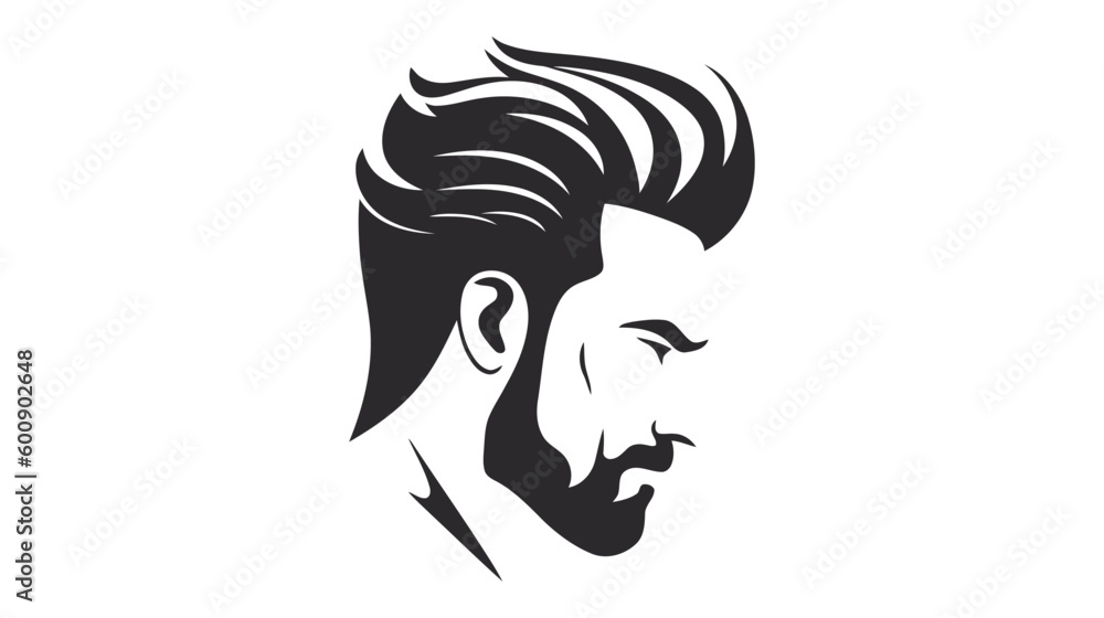 Man vector logo. Icon of man silhouette vector illustration Stock ...