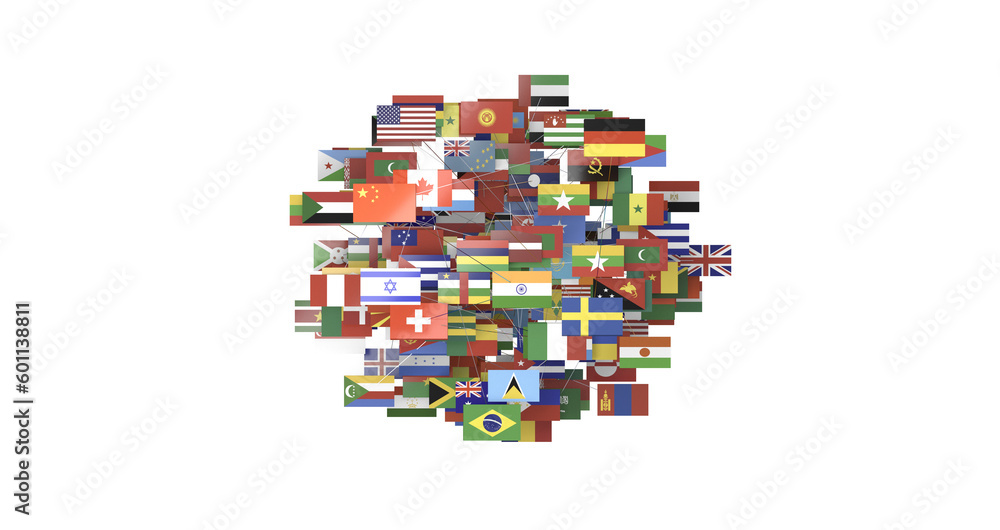 All official national flags of the world Stock Illustration | Adobe Stock