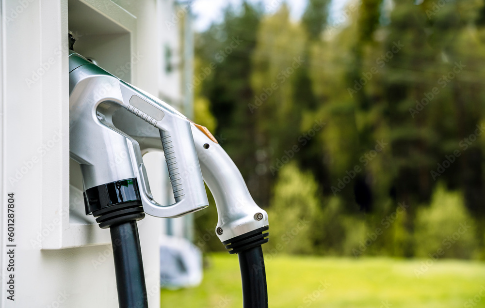 Charging station for electric cars. Types and connectors of ports for ...