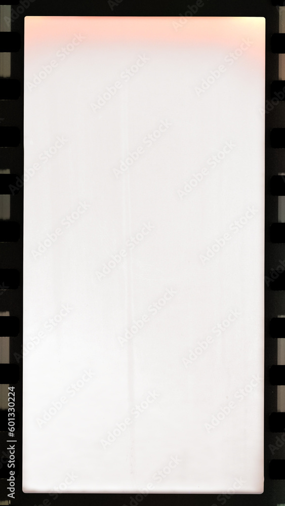 16mm Vintage Film Frame Overlay with dust, scratches light leaks and ...