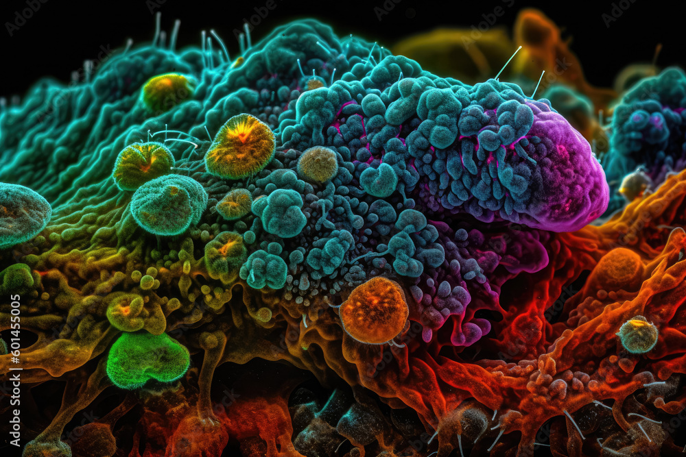 Photo captures the fascinating world of bacteria under a microscope ...