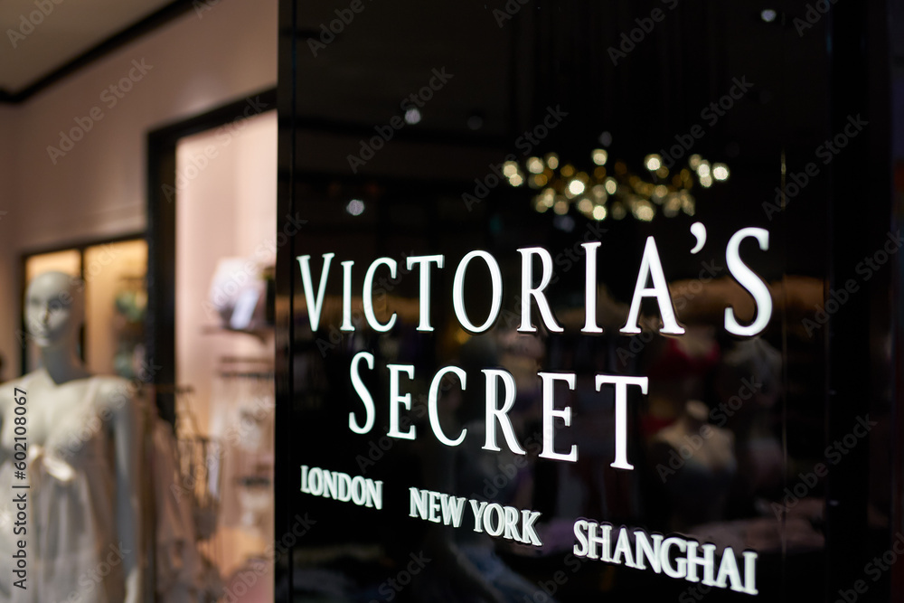 BANGKOK, THAILAND - CIRCA APRIL, 2023: Victoria’s Secret sign as seen ...