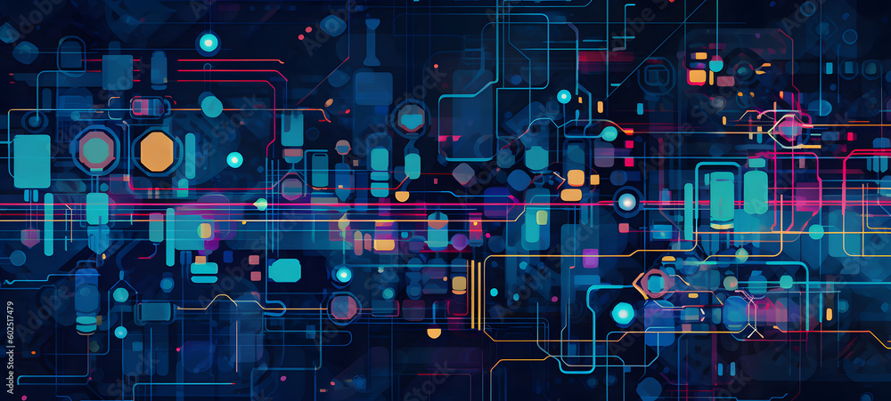 Exploring the Digital Cosmos: Futuristic Wallpaper with Celestialpunk ...