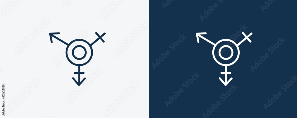 transgender symbol icon. Outline transgender symbol icon from social ...