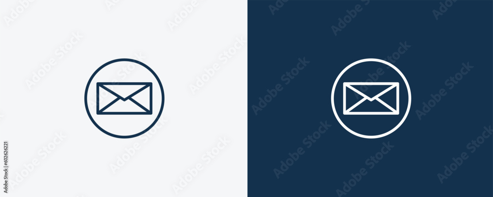 mail icon. Outline mail icon from ai and future technology collection ...