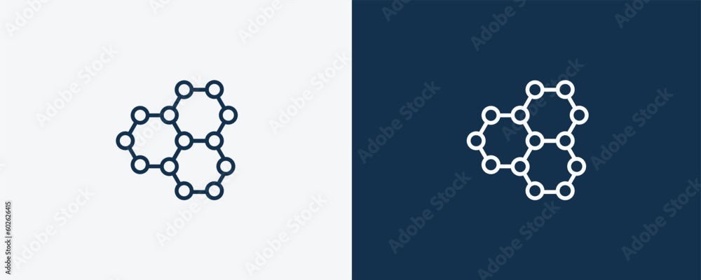 graphene icon. Outline graphene icon from ai and future technology ...