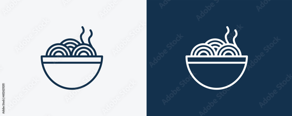 mie icon. Outline mie, hot icon from education collection. Linear ...
