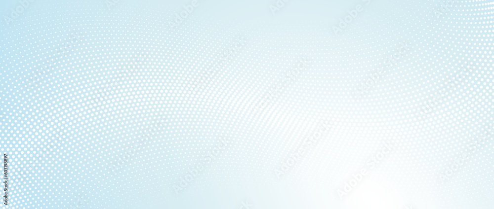 Vector de Stock Halftone wave lines texture. White dotted stripes on ...