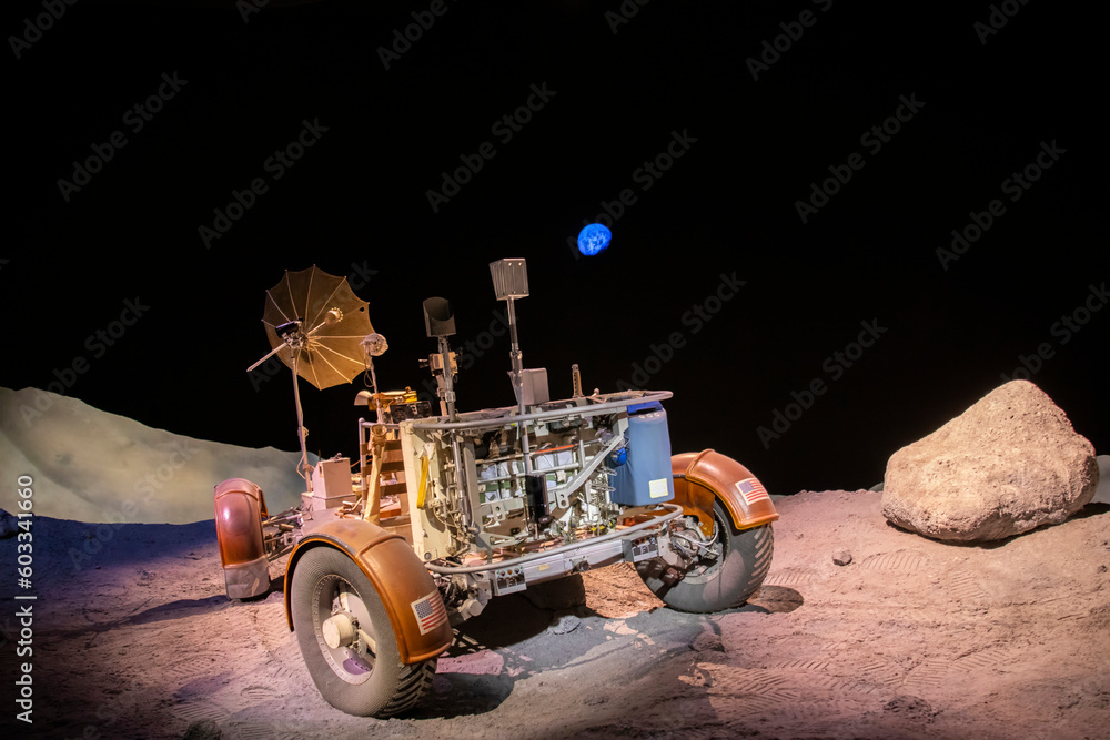 Houston USA 4th Feb 2023: Lunar Roving Vehicle (LRV) in Space Center ...