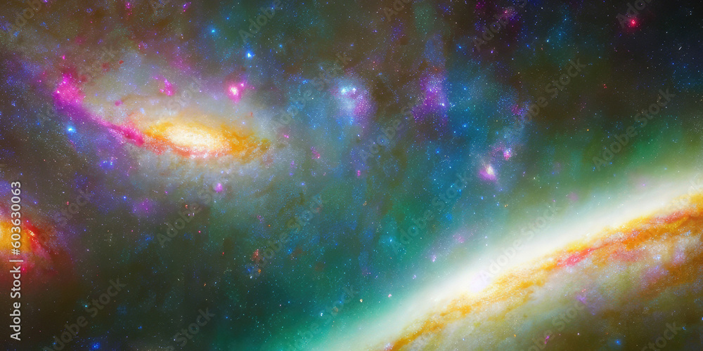 Stock-Illustration „High-Resolution Galaxy Nebula Background Overlay ...