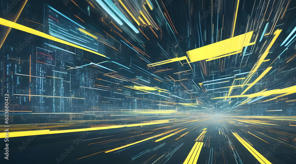 abstract digital background for tech Envision a world driven by binary ...