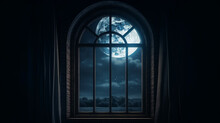Moon Through The Window Free Stock Photo - Public Domain Pictures