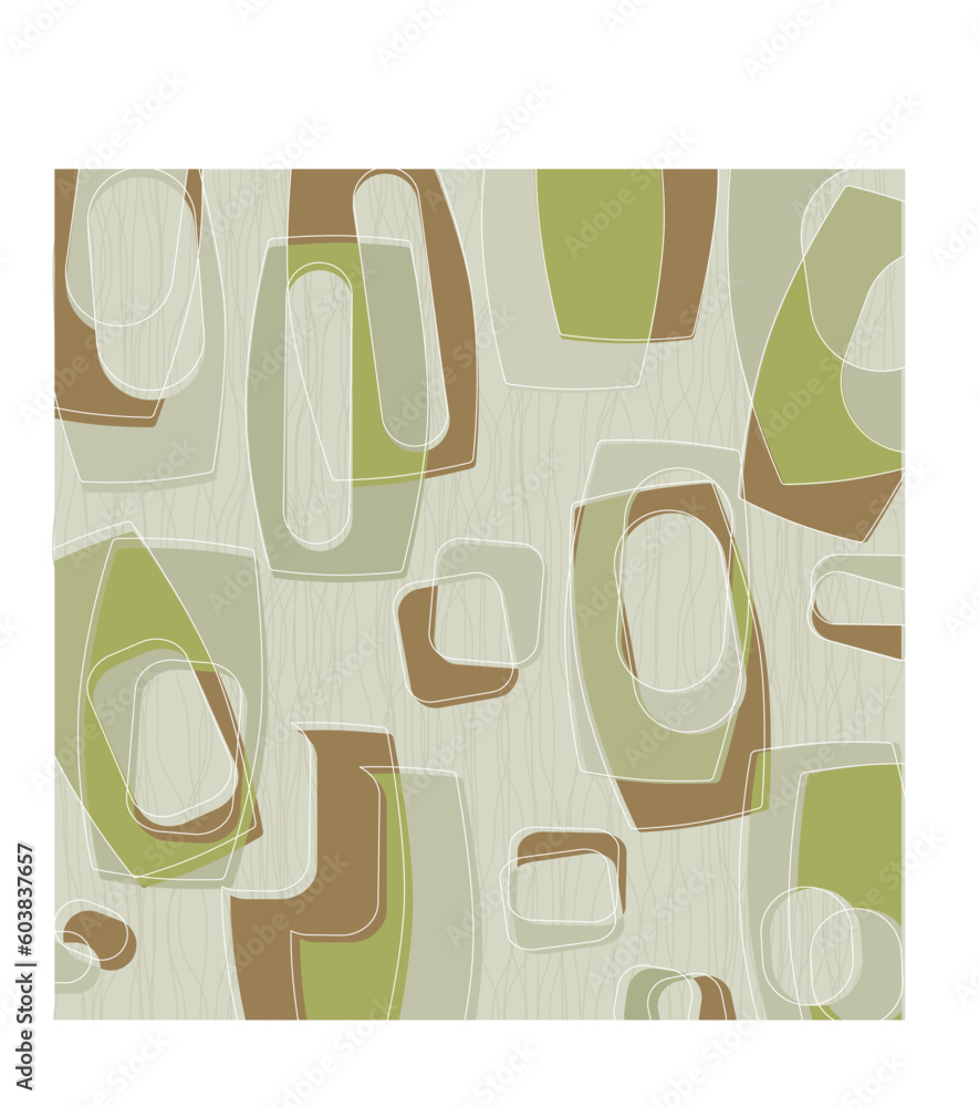 RetroSnazzy Boxes (Vector) Spot illustration of stylish, retro boxes ...