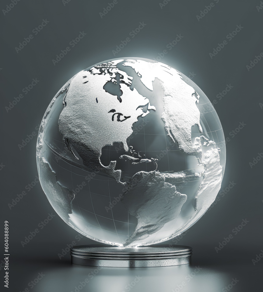 world map round world map with black earth icon on white background ...