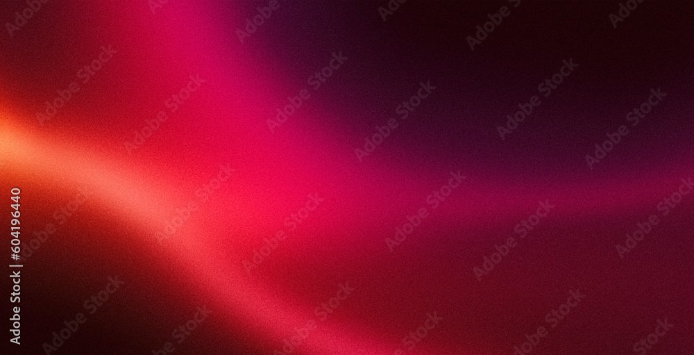 Abstract grainy background glowing red blurred color flow banner poster ...