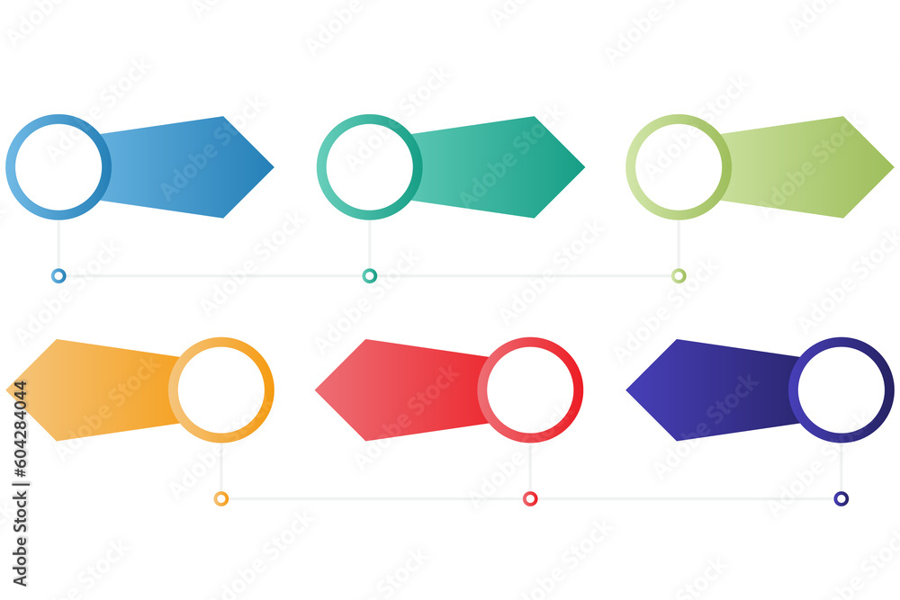 Infographic template for business. Modern Timeline diagram with journey ...