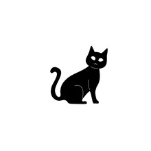 Minimalist Black Cat Art Free Stock Photo - Public Domain Pictures