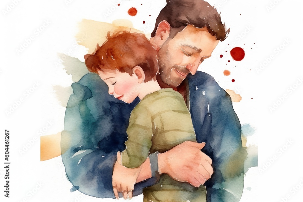 Illustration Stock Father's Day illustration and pictures designed to ...