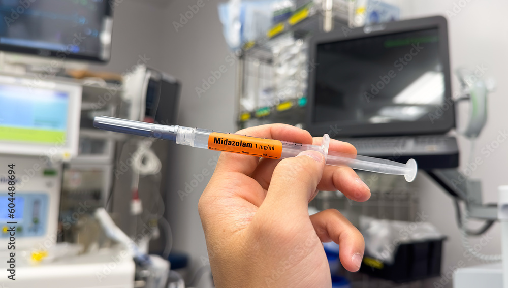 Fentanyl, midazolam, and propofol symbolize anesthesia, comfort, and ...