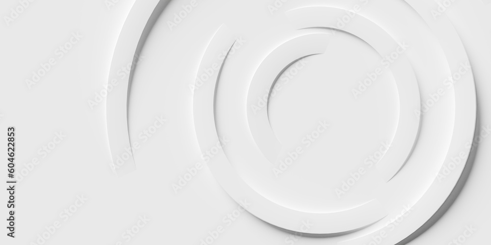 Concentric random rotated white rings or circles background wallpaper ...