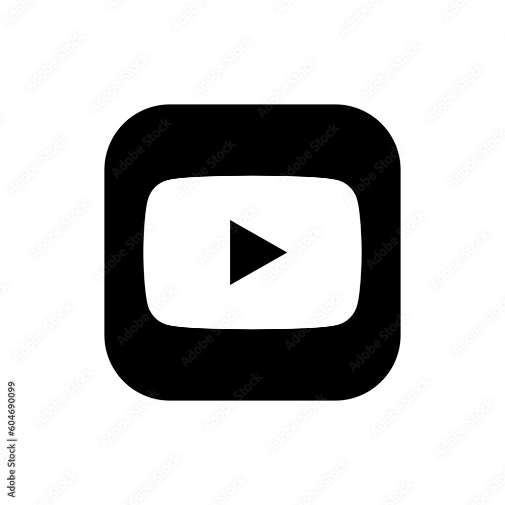youtube logo. youtube icon , social media icons. social media and ...