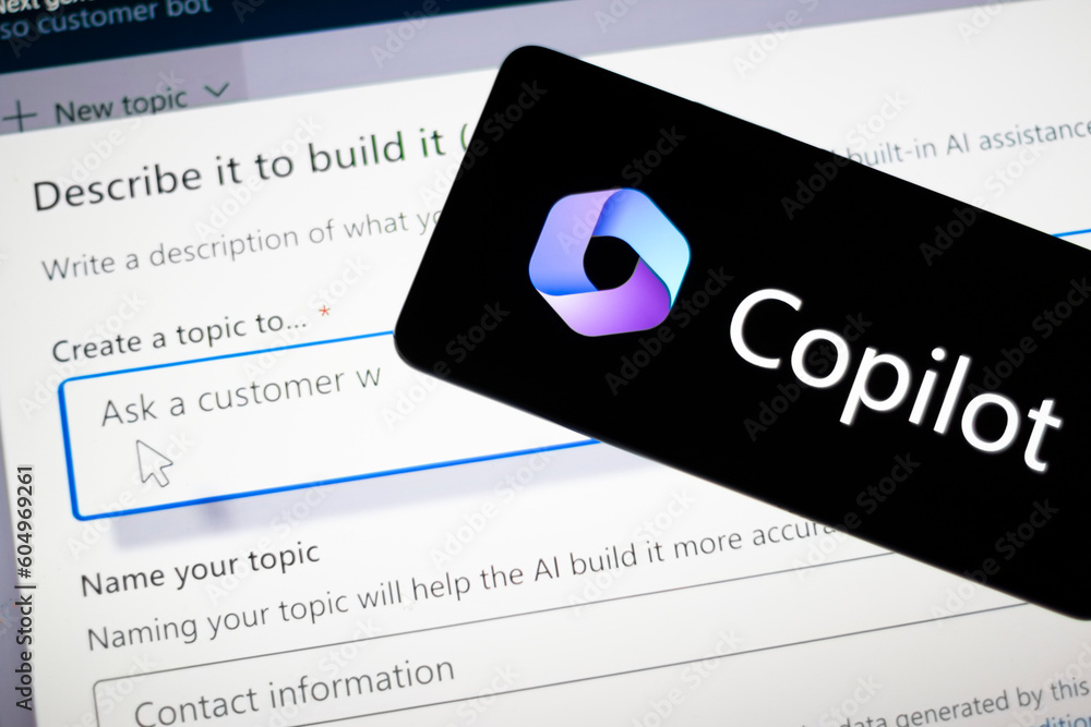 Microsoft Copilot Artificial Intelligence Assistant For Applications ...