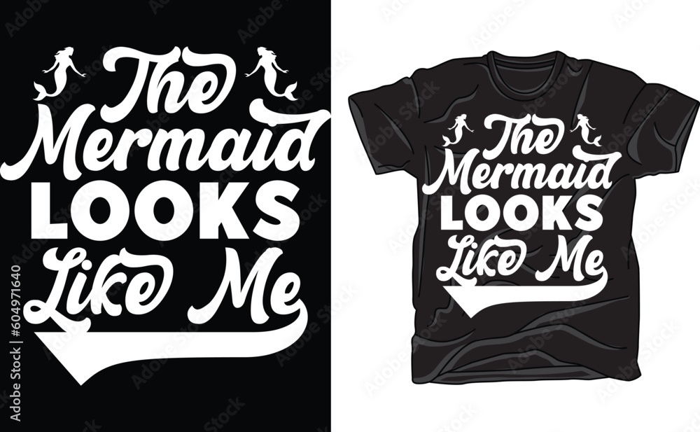 The Little Mermaid Looks like me SVG File, PNG file, Messy cut file ...