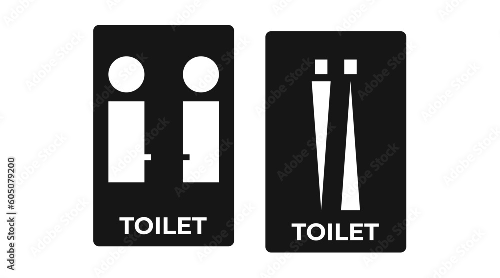 WC Symbole, signs, icons, sanitär, piktogramm Stock Vector | Adobe Stock