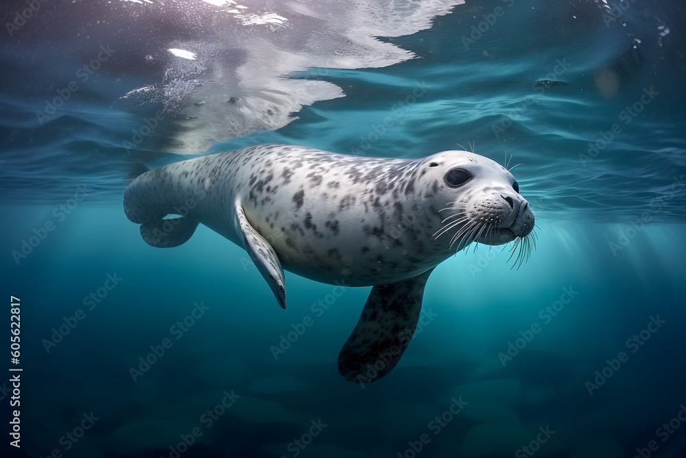 Seals are a group of semi-aquatic marine mammals that belong to the ...
