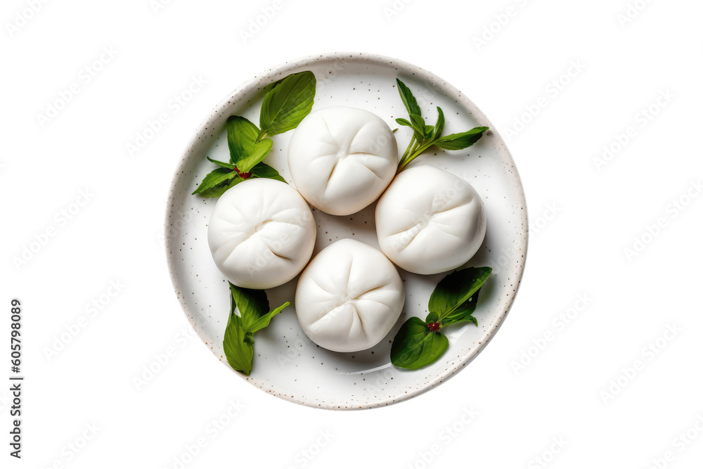 Banh Bao Steamed Buns, Vietnamese Cuisine. Isolated On Transparent ...