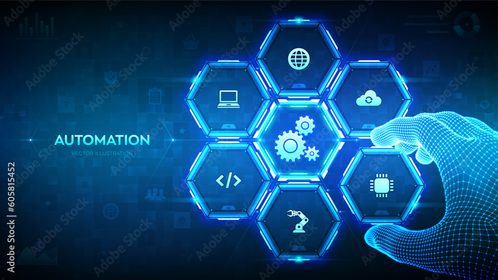 Automation Software. IOT and Automation concept as an innovation ...
