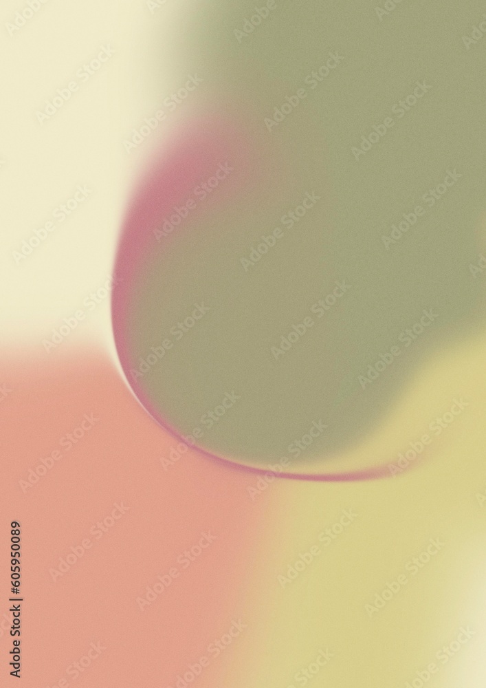 3D gradient shape form y2k millennium colourful grainy background wall ...