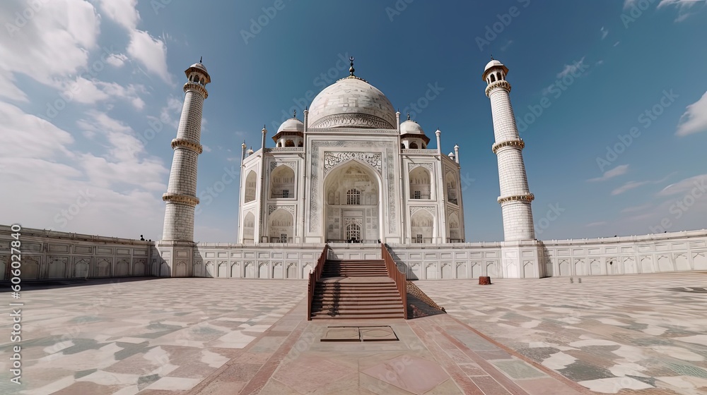 Explore the breathtaking splendor of the Taj Mahal in India on a guided ...