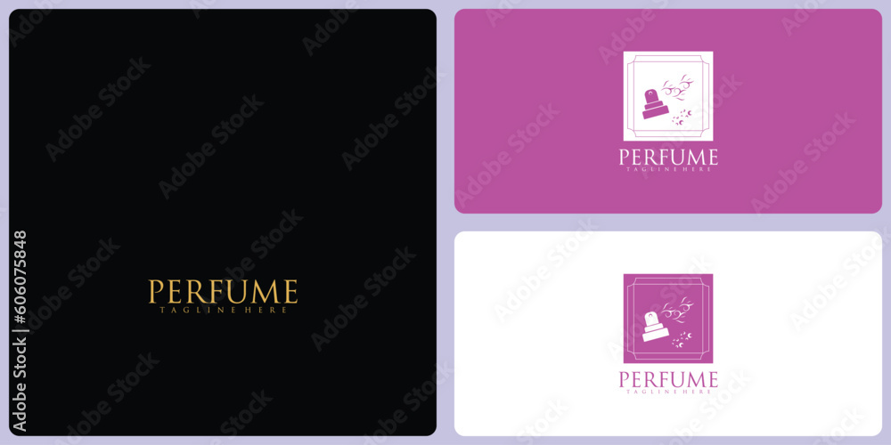 Simple and elegance Perfume logo design with modern style| premium ...