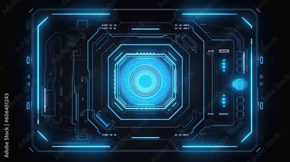 Set automatic sighting AIM. Hud,GUI for game background design ...