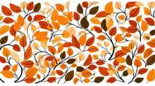 Fall Leaves Pattern Background Free Stock Photo - Public Domain Pictures