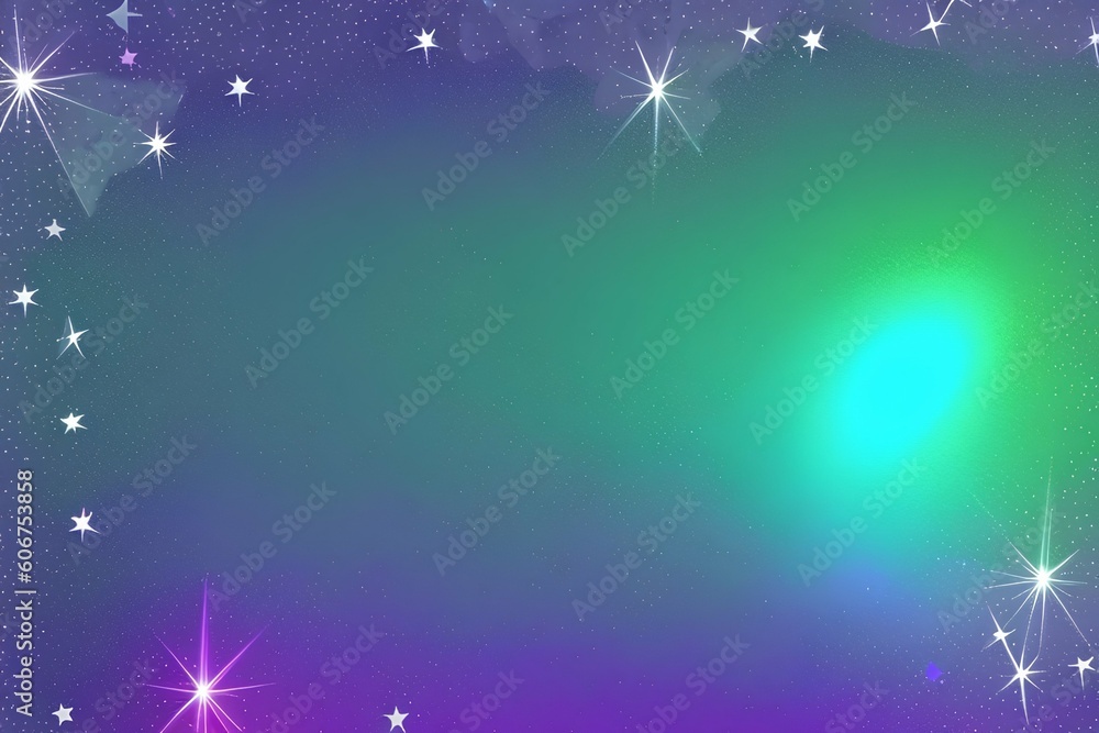 sparkling silver stars background, flying stars on magic night sky glitter cosmic backdrop ...