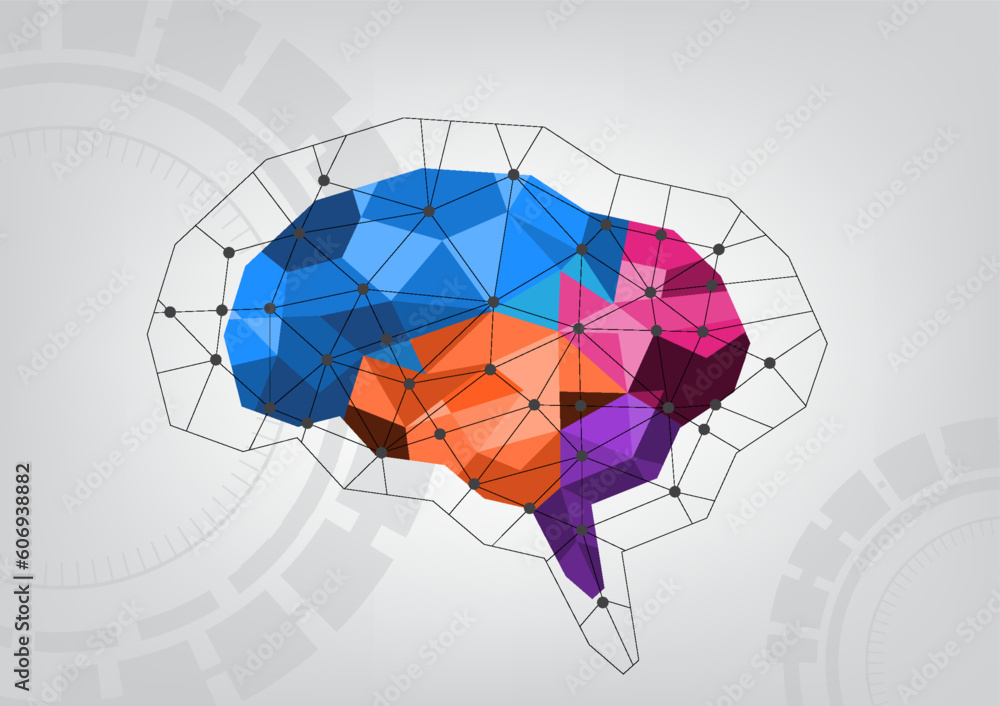 Brain technology background It is an intelligent computer technology ...