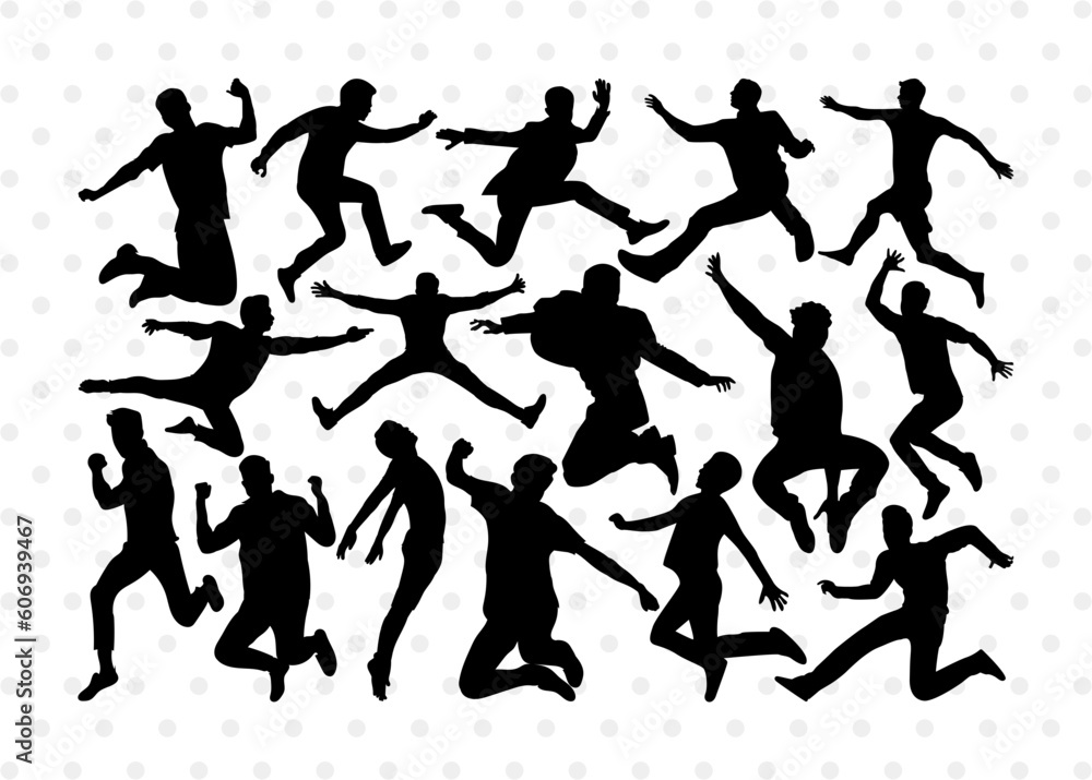 Man Jumping SVG, Man Jumping Silhouette, Jumping People Svg, Jump svg ...